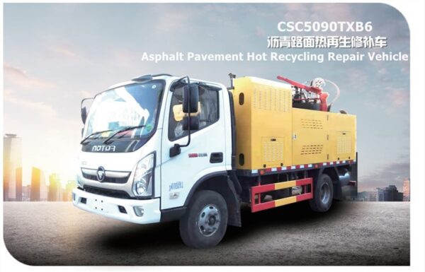 FOTON Asphalt Pavement Hot Recycling Repair Vehicle